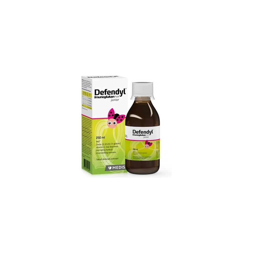 DEFENDYL IMUNOGLUKAN P4H JUNIOR SIRUP 250ML - Ljekarne Plantak