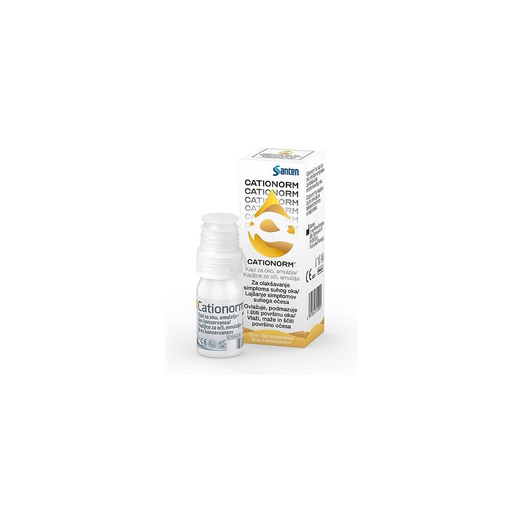 CATIONORM KAPI ZA OKO 10ML - Ljekarne Plantak