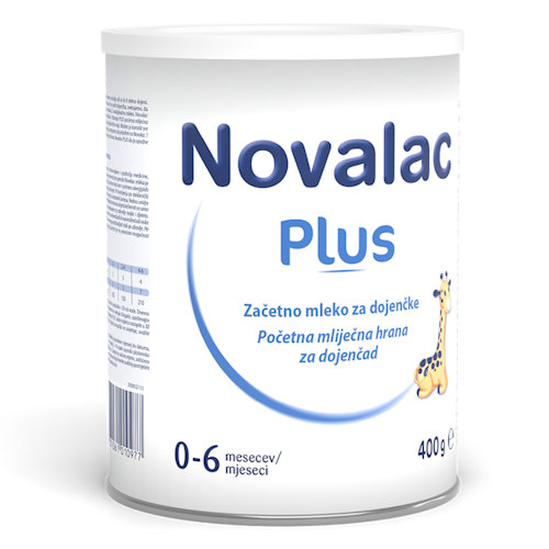 NOVALAC PLUS POČETNA HRANA ZA DOJENČAD 400G - Ljekarne Plantak