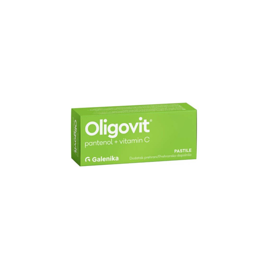 OLIGOVIT PANTENOL + VITAMIN C PASTILE A20 GALENIKA - Ljekarne Plantak